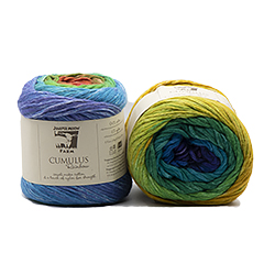 Cumulus Rainbow Knitting Yarn | Juniper Moon | YarnCountry.com